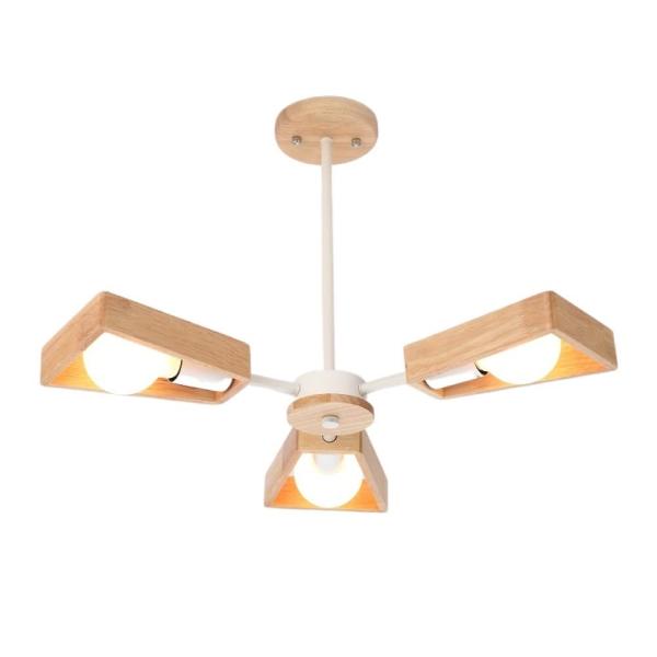 商品名:  MAXTED Creative Fashion Upscale Solid Wood Chandelier Japanese-Style Restaurant Cafe Counter Dining Room Study Lig...