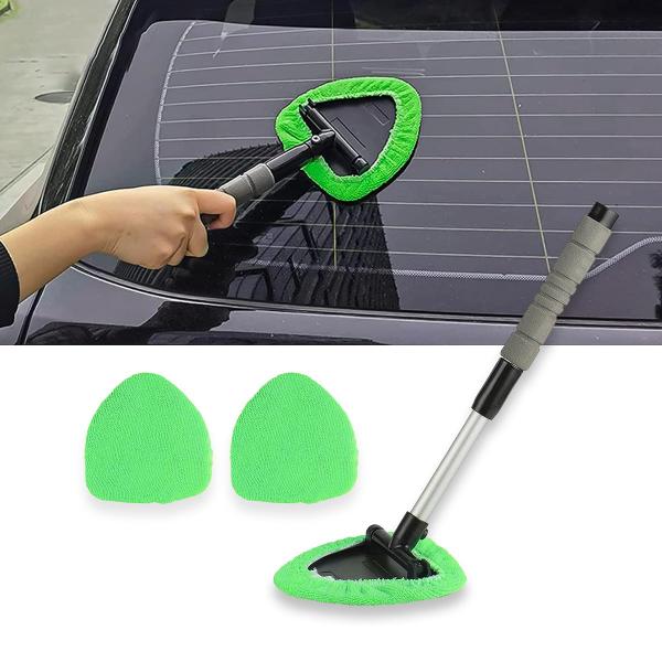 商品名:  Kewucn Car Windshield Cleaning Tool and Glass Defogging Brush, Retractable ABS Plastic Handle &amp; Fine Fiber Aut...