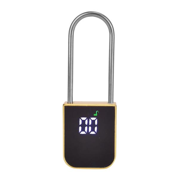 商品名: メタルタイマーロック タイムロック LCDディスプレイ タイムロック 多機能電子タイマー 最大99日 USB充電式 タイマー南京錠 (ゴールド) Metal Timer Lock, Time Lock LCD Display Ti...