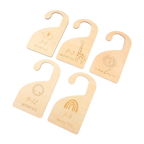 商品名:  ibasenice 5pcs Wardrobe Divider Clothing Rack Size Dividers Wardrobe Size Divider Closet Separators for Clothes Re...