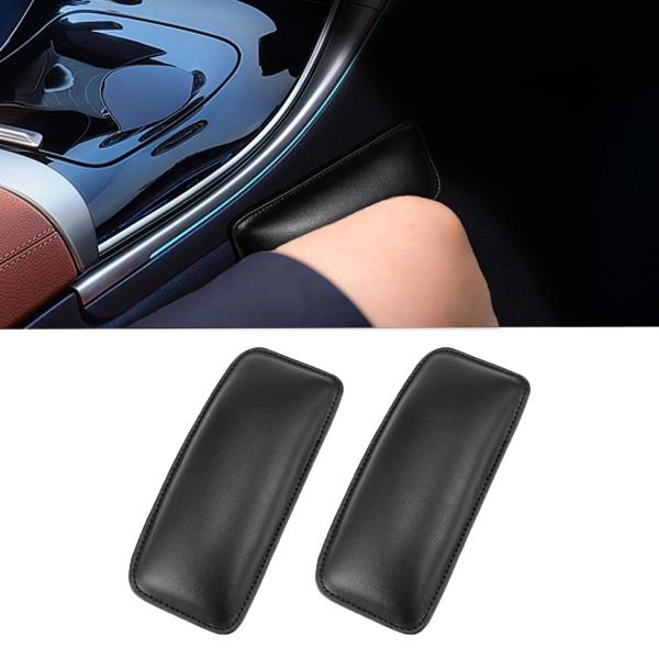 商品名: HAOBO 車用レザーアームレストカバークッション 車の膝脚 肘枕 車のドアアームレスト 肘パッド ユニバーサルカーセンターコンソールニークッション ソフトパッド 車 SUV トラック用 (ブラック) HAOBO Car Leat...