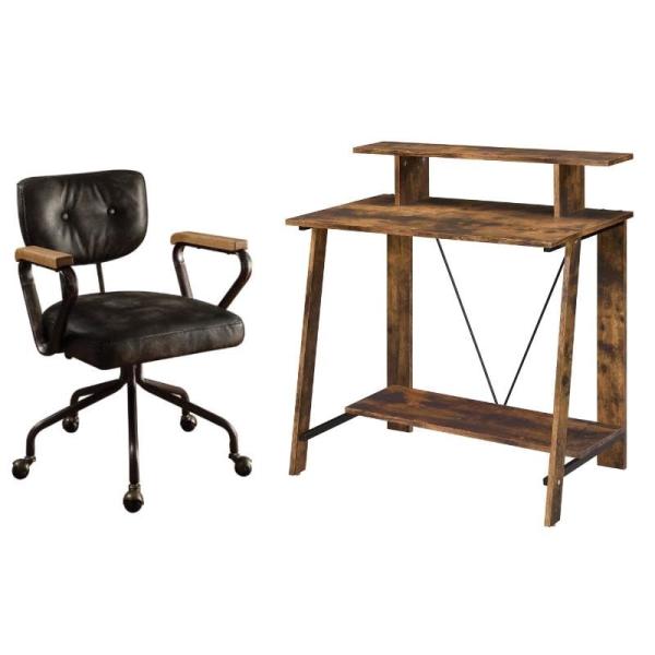 商品名:  Home Square 2-Piece Set with Wooden Writing Desk and Swivel Office Chairブランド: Home Square商品番号: 素材: Wood海外の輸入品ショップ-...
