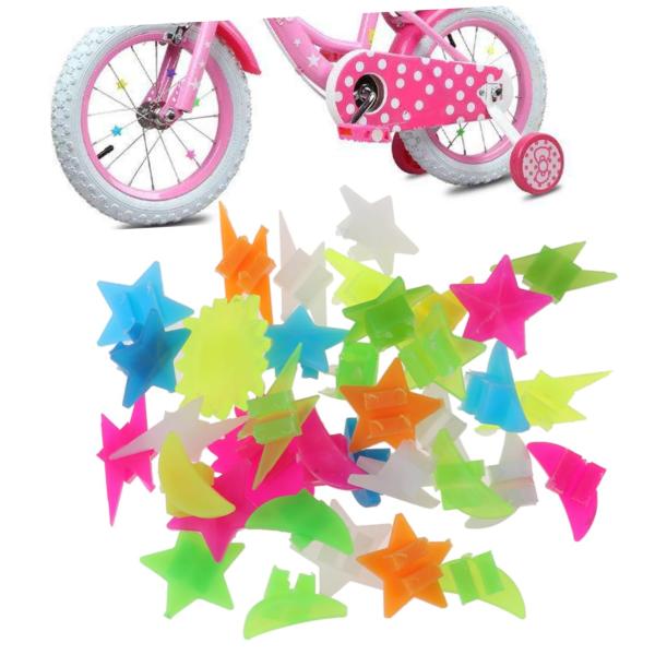 商品名:  Kisangel 36pcs Bicycle accesories piezas para bicicletas high Decorative Clip on Spoke Glow Accessories Kids Decor...