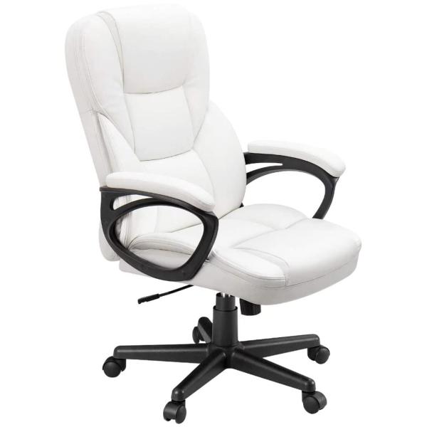商品名:  HOUKAI Faux Leather High-Back Executive Office Chair with Lumbar Support, Gaming Chair Meeting Chair Computer Chai...