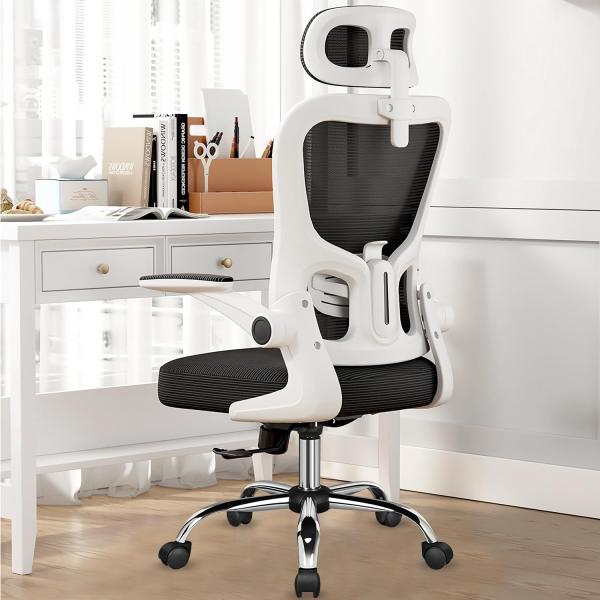 商品名:  Ergonomic Office Chair, Home Office Desk Chair, High-Back Computer Chair with Lumbar Support, Adjustable Headrest ...