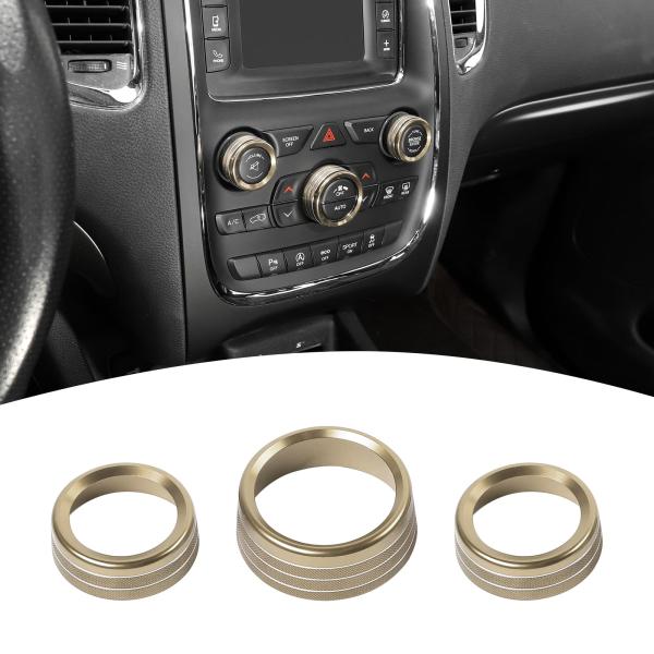 商品名:  PDKLIN AC Volume Switch Knob Trim Ring Compatible with Dodge Charger 2011+/Challenger 2015+/RAM 2012-2017/Durango ...