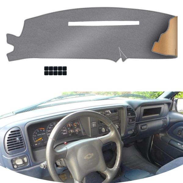 商品名: KEYOOG ダクロン ダッシュボードカバー 滑り止め 車用ダッシュボードマット 1997-1999 Chevro-let Tahoe/ K1500/ K2500/ K3500/ C1500/ C2500/ C3500 サンシェー...