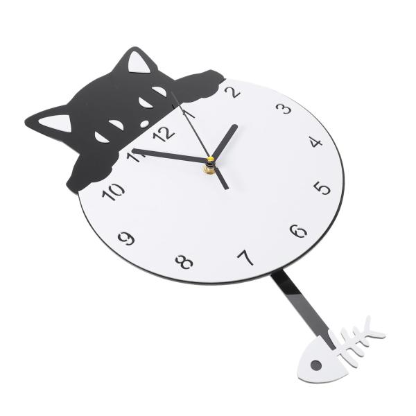 商品名:  HOOTNEE Wall Clock Wall Clock for Kids 3D Clock Kids Decor Living Room Wall Clock Wall Clocks for Bedroom Pendulum...