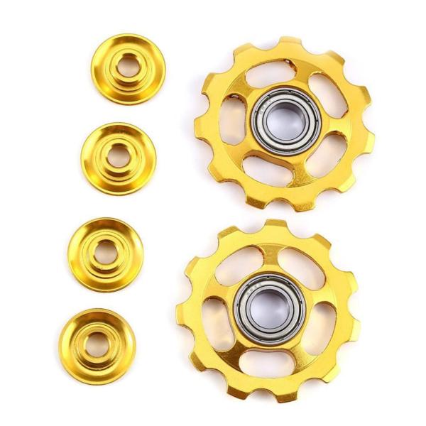 商品名:  OHPHCALL 2Pcs Road Bike Wheels Chain Guide MTB Bike Rear Derailleur Pulley Road Bike derailleur Pulley se Bike Acc...