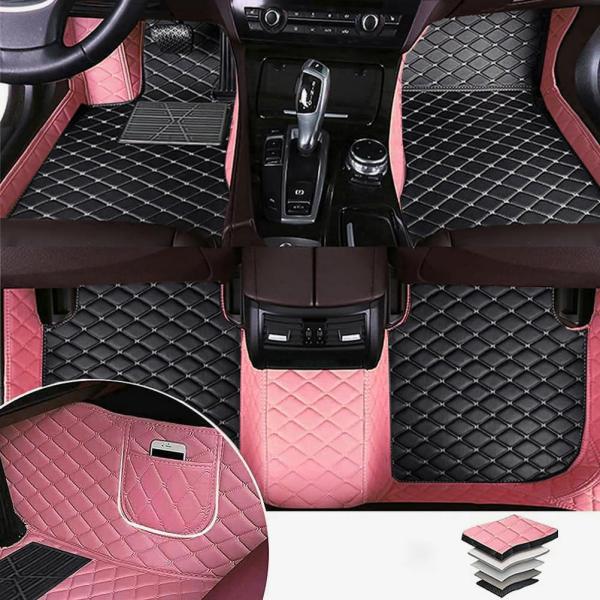 商品名:  TAHALI All Weather car Floor mats - Waterproof, Anti-Slip, Custom Making Leather Automotive Floor Mats for Car, SU...
