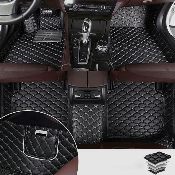 商品名:  TAHALI All Weather car Floor mats - Waterproof, Anti-Slip, Custom Making Leather Automotive Floor Mats for Car, SU...
