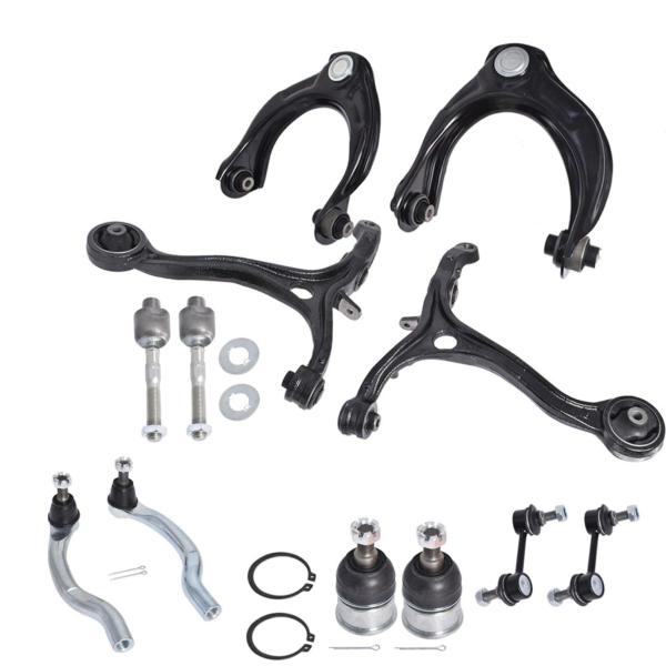 商品名: LABLT サスペンションキット 12個 フロント ロワー アッパー コントロール アーム ボール ジョイント 交換用 2008-2012 アコード K620614 K620615 LABLT 12pc Suspension Ki...