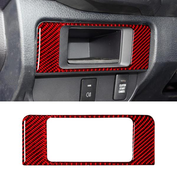商品名:  RUIANTE Compatible with Carbon Fiber Center Console Driver's Seat Card Slot Panel Frame Cover Interior Trim Access...