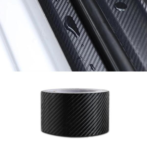 商品名:  GKmow 1 PC Car 3D Carbon Fiber Sticker, 1.96In x 32.8Ft Self-Adhesive Multi-Purpose Decorative Car Sticker, Person...