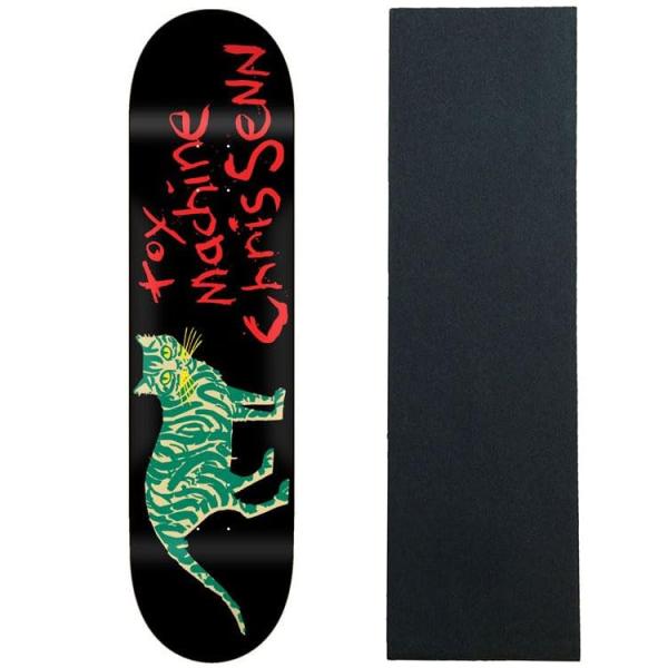 商品名: Toy Machine スケートボードデッキ クリス・センキャット 8.75インチ グリップ付き Toy Machine Skateboard Deck Chris Senn Cat 8.75" with Gripブランド: To...