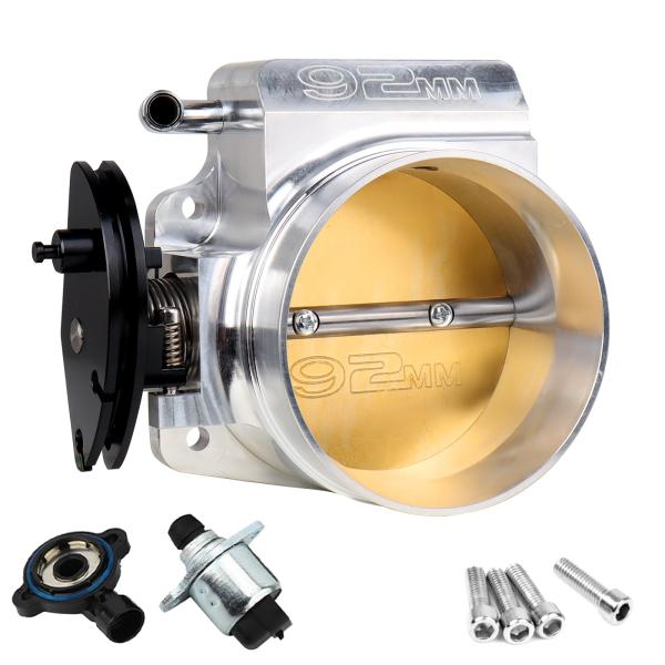 商品名: 92mm フューエルインジェクション スロットルボディ GM Gen III LS1 LS2 LS3 LS6 LS7 SX LS LSX インテークマニホールド TPSスロットルポジションセンサー&amp;IACアイドルエアコント...