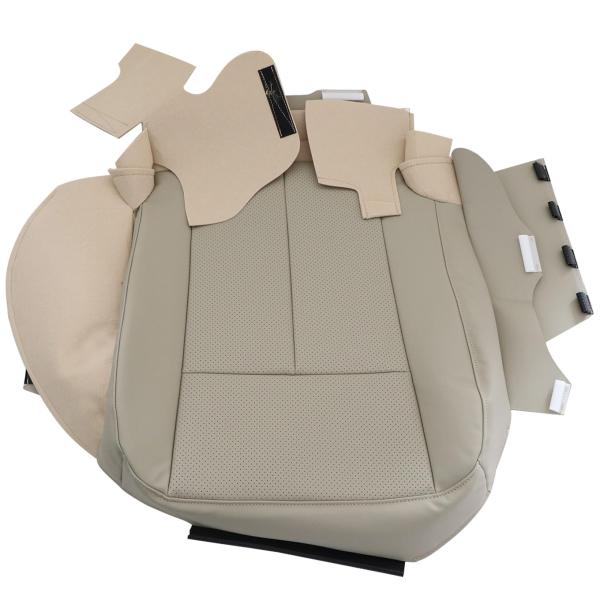 商品名: NLQR 運転席側下部交換用シートカバー レザー穴あきタン フォードエクスペディション2007 2008 2009 2010 2011 2012 2013 2014に対応 NLQR Front Driver Side Bottom...