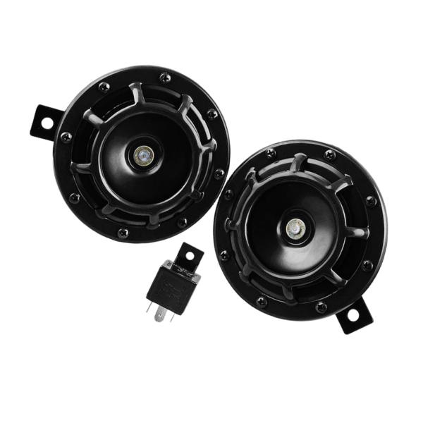 商品名: SUPVOX カーホーン トラックホーン 1セット カースピーカー カーステレオスピーカー オートバイ サウンドスピーカーシステム 車のベルスピーカー 車 オートバイ ホーン SUPVOX 1Set motorcycle horn...