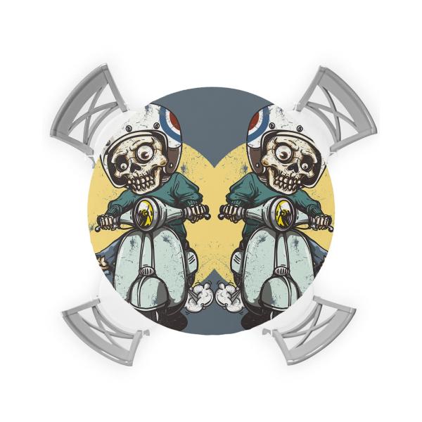 商品名:  SEVENBABU Round Table Cover 45"-54" - Waterproof Reusable Table Cloth Round Fitted Vinyl Tablecloth with Elastic E...