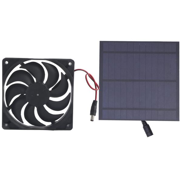 商品名:  Gavigain Solar Panel Board with Ventilation Fan Portable Solar Panel Waterproof Solar Panel Trickle Charging Kit F...