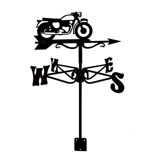 商品名: Weathervane オートバイオーナメントウェザーベーン ステンレススチール 耐久性のある風向計 防錆コーティング付き 風向計 ガーデンパティオヤード測定ツール用 Weathervane Motorcycle Ornament...