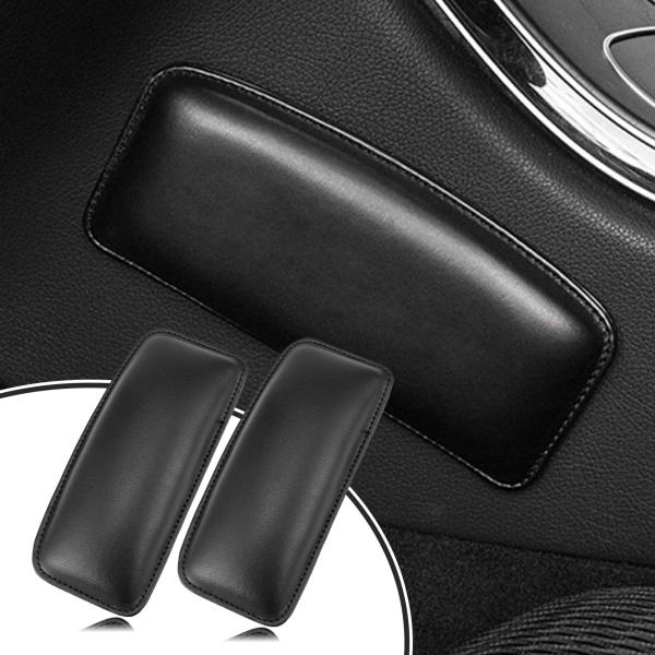 商品名: GKmow 2個 車の膝脚 肘クッション 車のドアセンターコントロールレッグパッド ソフトレザー 脚の痛みを和らげるクッション ユニバーサルサポート 快適な枕 ほとんどの車に対応 (ブラック) GKmow 2 PCS Car Kn...