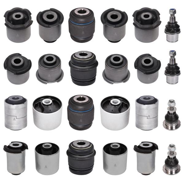 商品名:  AUTOACER - Complete Front &amp; Rear Suspension Kit 24 pcs - Front &amp; Rear, Upper + Lower Control Arm Bushes, B...