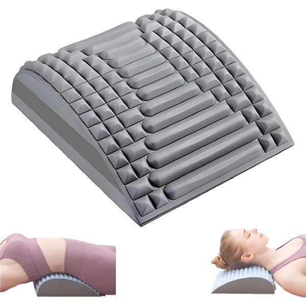 商品名Neck and Back Stretcher Pillow, Back Cracker for Lower Back Pain Relief Treatment, Chronic Lumbar Support, Herniated ...