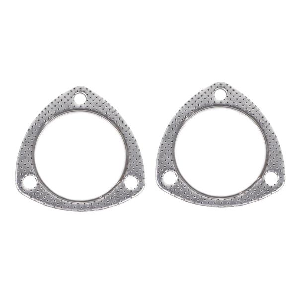 商品名: Rwrap 2パック 3ボルト 3インチ 排気ガスケット 高温排気パイプ フランジガスケット 3インチ/77mm Rwraps 2 Pack 3 Bolt 3 Inch Exhaust Gasket High Temp Exhau...