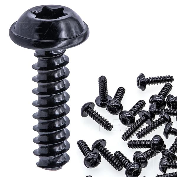 商品名: Rexka 30個 特殊ねじ成形ねじ - M4-1.46 X 16MM GM 11546970 ビュイック キャデラック シボレー GMC用 - グリルシャッター、クォーターパネルトリム、エアバッグ&amp;シートトリム、サイドマ...