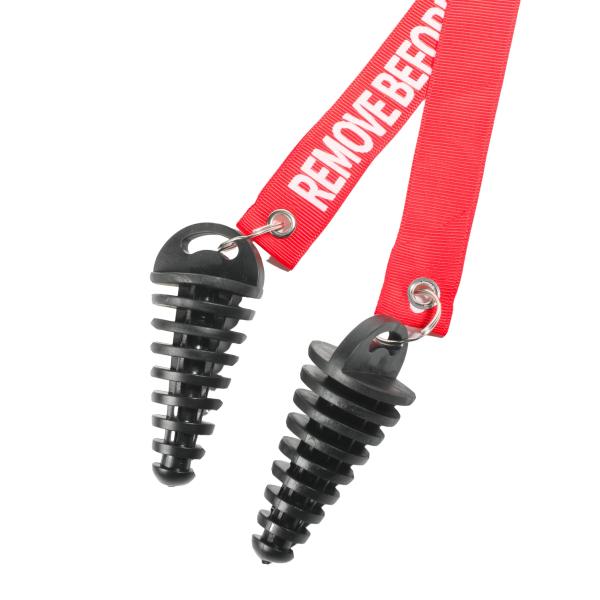 商品名: RACOONA マフラー排気ウォッシュプラグ ダートバイクアクセサリー マフラー エキゾーストテールパイププラグ 0.6インチ-1.5インチ/1.1インチ-1.8インチ ウォッシュプラグ ほとんどのオートバイバイクにフィット 2ス...