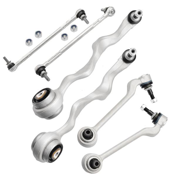 商品名:  ASUPRICOCS 6pcs Suspension Kit for 2006-2014 BMW 128i 135i 323i 325i 328i 330i 335d 335i 335is X1, Front Lower Con...