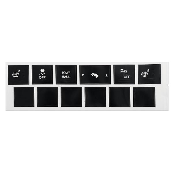 商品名:  Car Heated Seat Traction Button Repair Sticker Decal Set for Jeep Cherokee Commander Car Interior Seat Heating Swi...