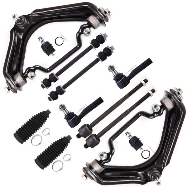 商品名:  SCITOO 12pcs Front Suspension Kit Upper Control Arm And Ball Joint Sway Bar End Link Outer Inner Tie Rod End w/Boo...