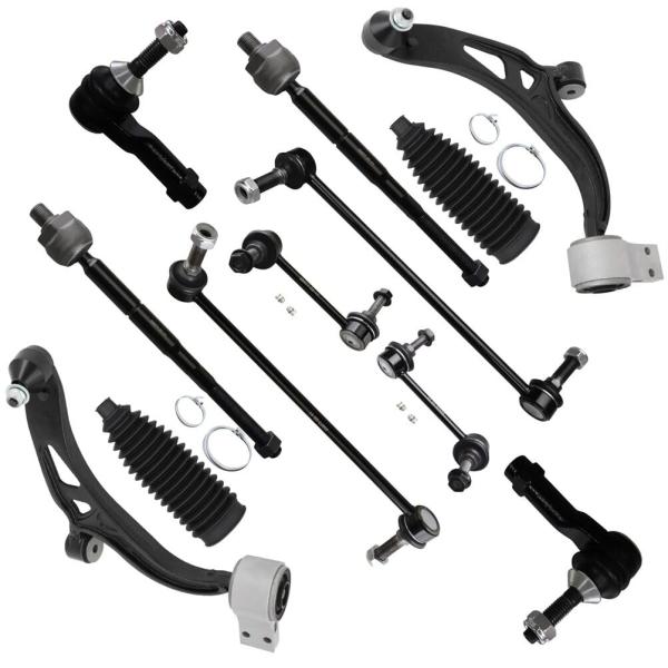 商品名:  SCITOO 12pcs Suspension Kit Front Lower Control Arm And Ball Joint Outer Inner Tie Rod End w/Boot Sway Bar Link Re...