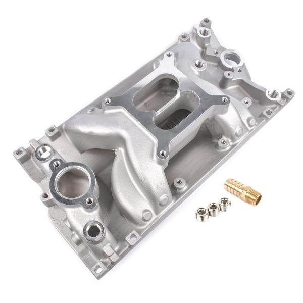 商品名:  GELUOXI Dual Plane Vortec Air Gap Intake Manifold Replacement for Small Block Chevy SBC V8 283 307 350 327 1996-20...