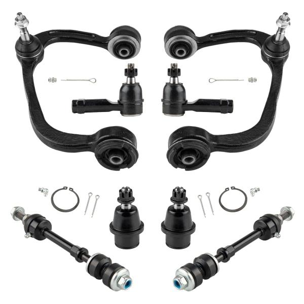 商品名:  KAC 8pcs Control Arms &amp; Ball Joint Assembly Fit for 2005-2008 F150 Lincoln Mark LT 4WD,Front Upper Control Arm...