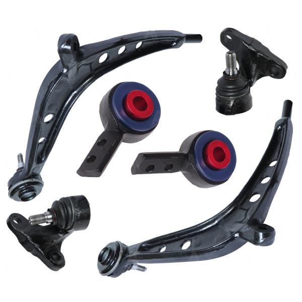 商品名:  AUTOACER Front Suspension Kit 6 Pcs - Front Lower Control Arms, Ball Joints &amp; PU Bushings Fitted into bracket ...