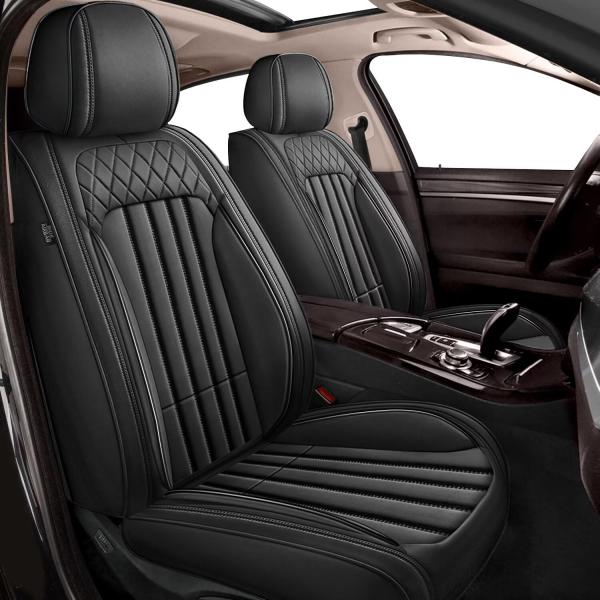 商品名:  RAWAKORW Car Seat Covers Fit for Nissan Frontier 2007-2023 2024 with Waterproof Faux Leathe and Easy to Install (F...