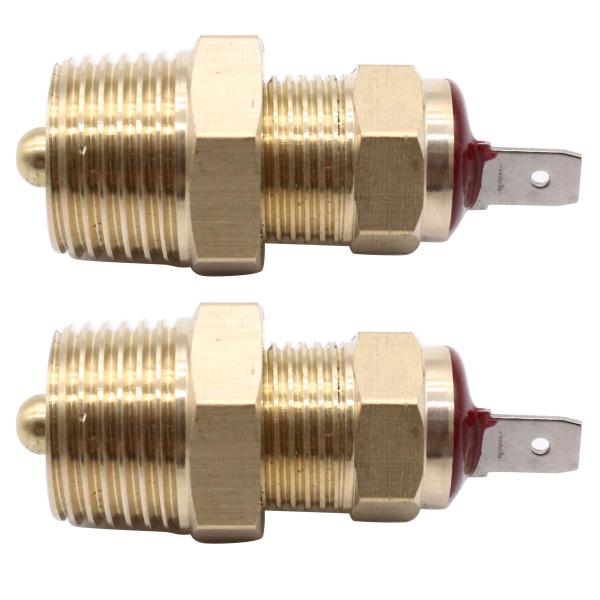 商品名: SHLPDFM 2個セット 175~185度 電動エンジン冷却ファン サーモスタットスイッチ 3/8-18 NPT 10インチ 12インチ 14インチ 16インチファンに対応 2 pcs/Set SHLPDFM 175 to 18...