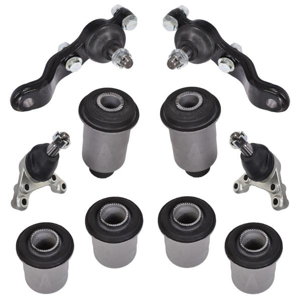 商品名:  AUTOACER - Front Upper + Lower Control Arm Bushings &amp; Ball Joints Kit 10 pcs Left Right for Tacoma 1995-2004 2...