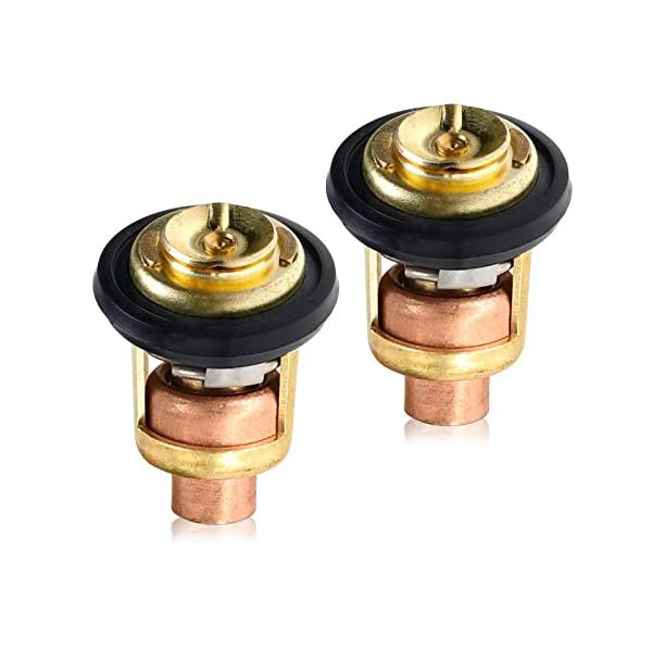 商品名: Aynaxcol サーモスタットキット 2個 75692Q2 交換用 Mercury Marine 135HP 150HP 175HP 200HP V6 GLM 13340交換用 # 75692T2 75692T3 Aynaxco...