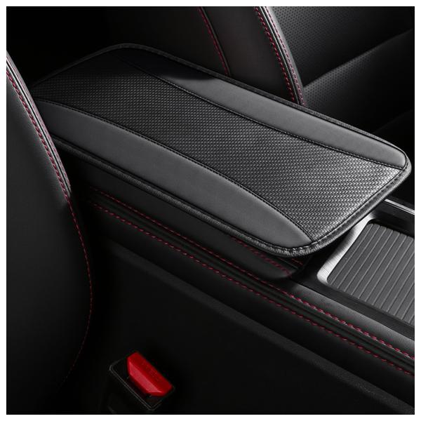 商品名: IHOTDER スタイリッシュカーセンターコンソールカバー PUレザー センターコンソールの傷防止 ユニバーサルカーアームレストクッション カーアクセサリー インテリア 車 SUV トラック用 (ブラック) IHOTDER Sty...