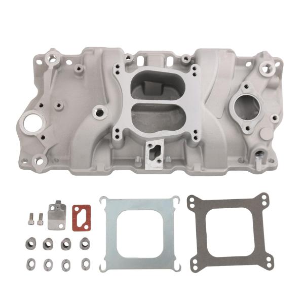商品名: DICMIC アルミデュアルプレーンインテークマニホールド シボレースモールブロックV8 4.3L 262 265、4.4L 267、4.6L 283、4.9L 302、5.0L 305 307、5.4L 327、5.7L 350...