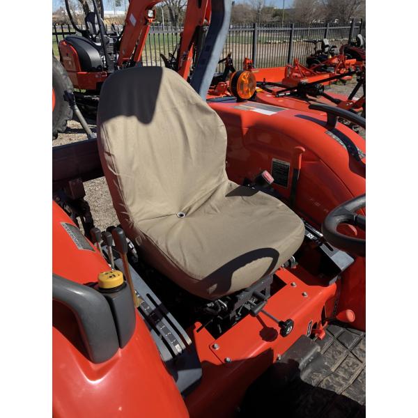 商品名: Durafit シートカバー KU20-X4 クボタ MX5800/MX6000 トラクター対応 ぴったりフィット シートカバー ハイバックプラスチックシート用 トープ ツイル Durafit Seat Covers, KU20-...