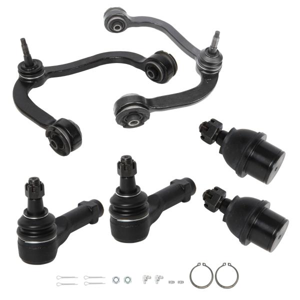 商品名:  MOTORMAN 6pcs (2) K80306+(2) K80308+(2) K80149+(2) ES3691 Front Upper Control Arm w/Ball Joint,Lower Ball Joint,Ou...