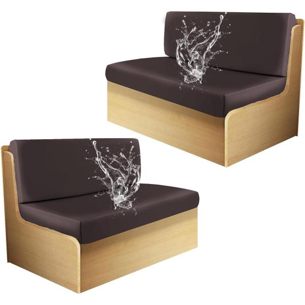 商品名:  RV Dinette Cushions Covers PU Leather Sofa Seat Slipcovers RV Booth Seat Covers Waterproof Sofa Furniture Protecto...