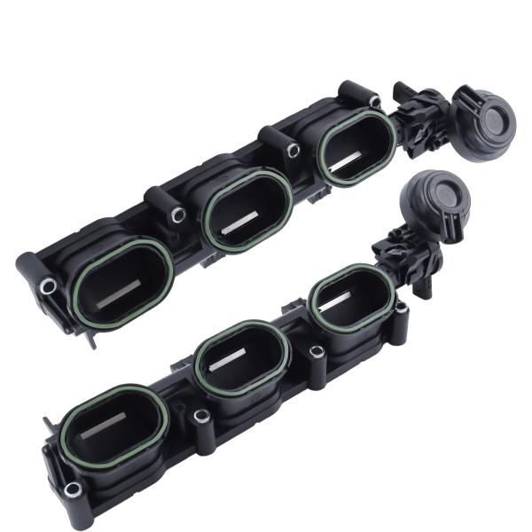 商品名: FEIDKS 左右インテークマニホールド 2011-2017 アウディ S4 S5 A6 A7 A8 SQ5 Q5 Q7 VW トゥアレグ 3.0L V6 パーツ# 06E133109 06E133110 (1ペア) FEIDKS...