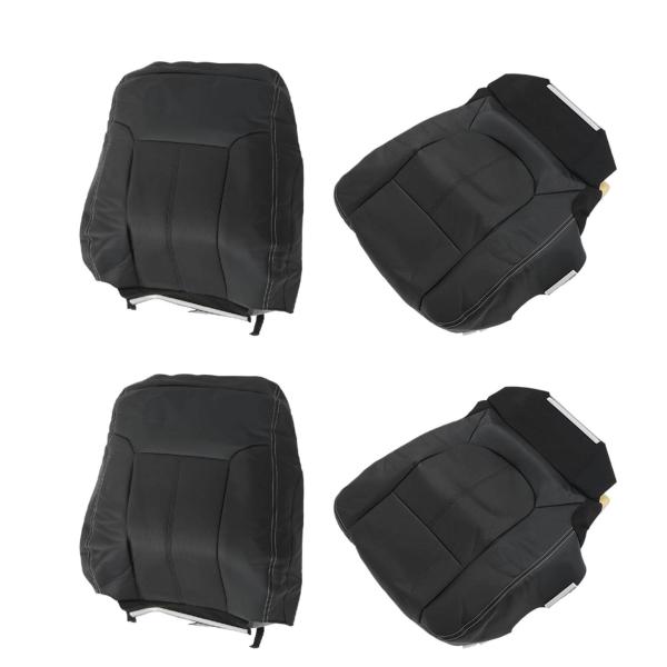 商品名:  labwork Front Driver and Passenger Side Bottom and Top Lean Back Black Artificial Leather Seat Cover Replacement f...