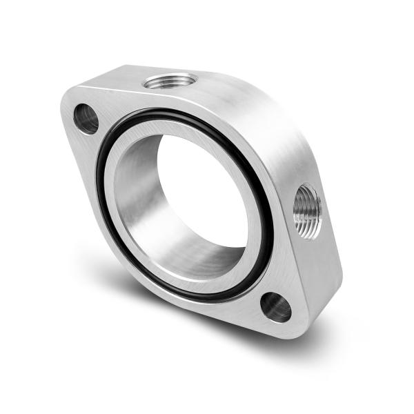 商品名: 厚さ1インチのサーモスタットハウジングスペーサー、Brodix HVシリーズインテーク用のウォーターネックスペーサー、シボレーSBC BBC V8エンジンに適合、3/8インチNPTメスポート×2、Oリング付き 1" Thick T...